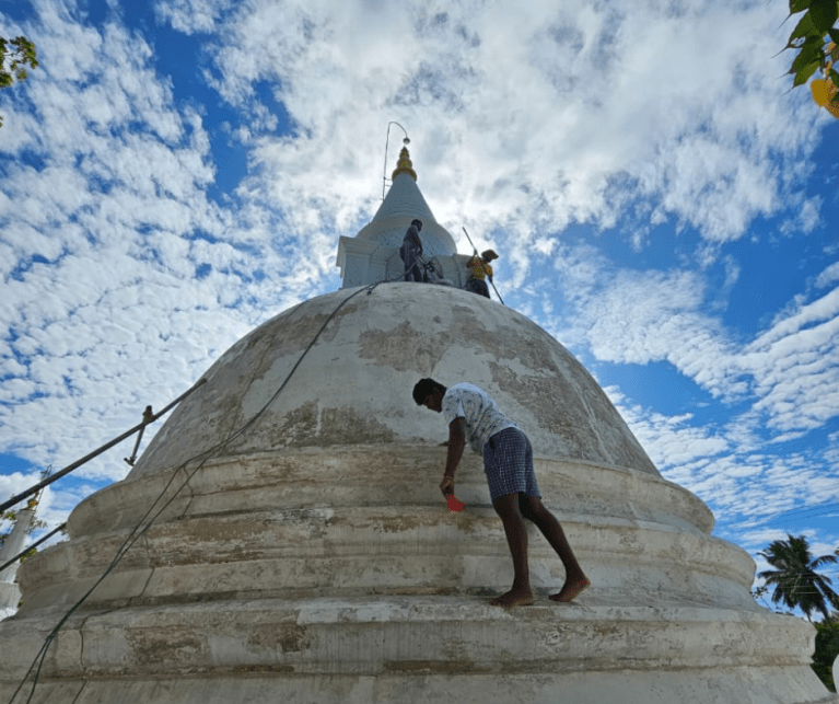 Kalametiya Vehera Navaya Color wash – CSR project – Grand Villa ...